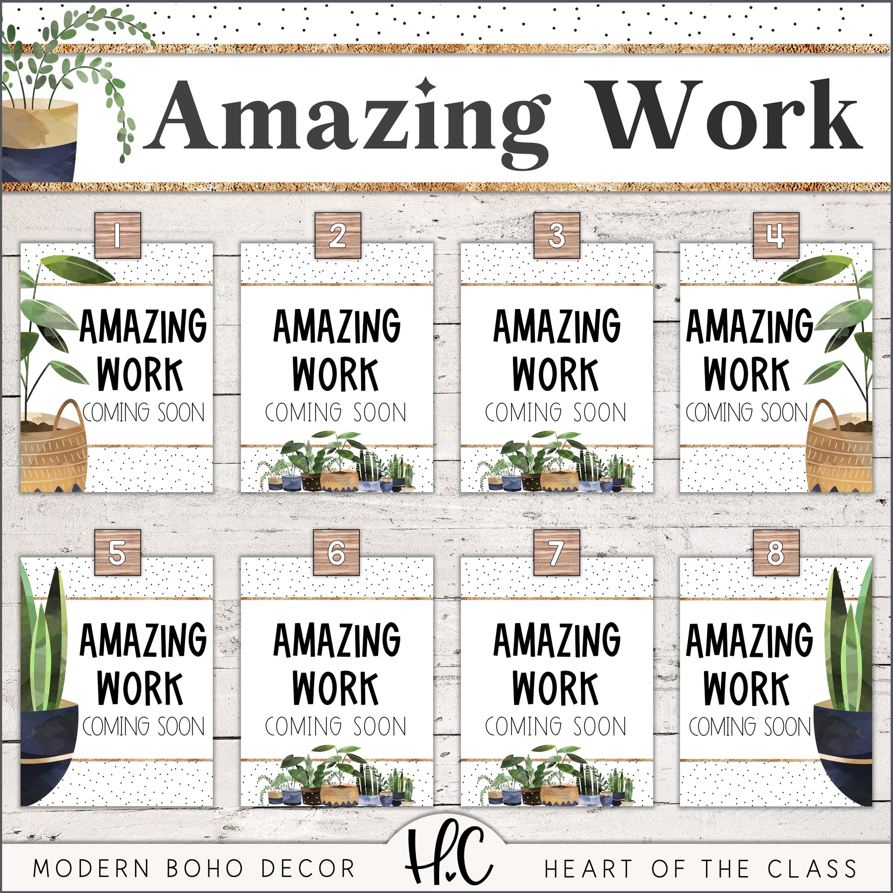 Modern Boho Amazing Work Coming Soon – Heart of the Class