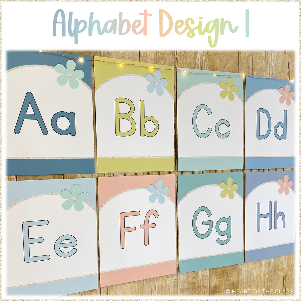 Hello Calm Alphabet Posters – Heart of the Class