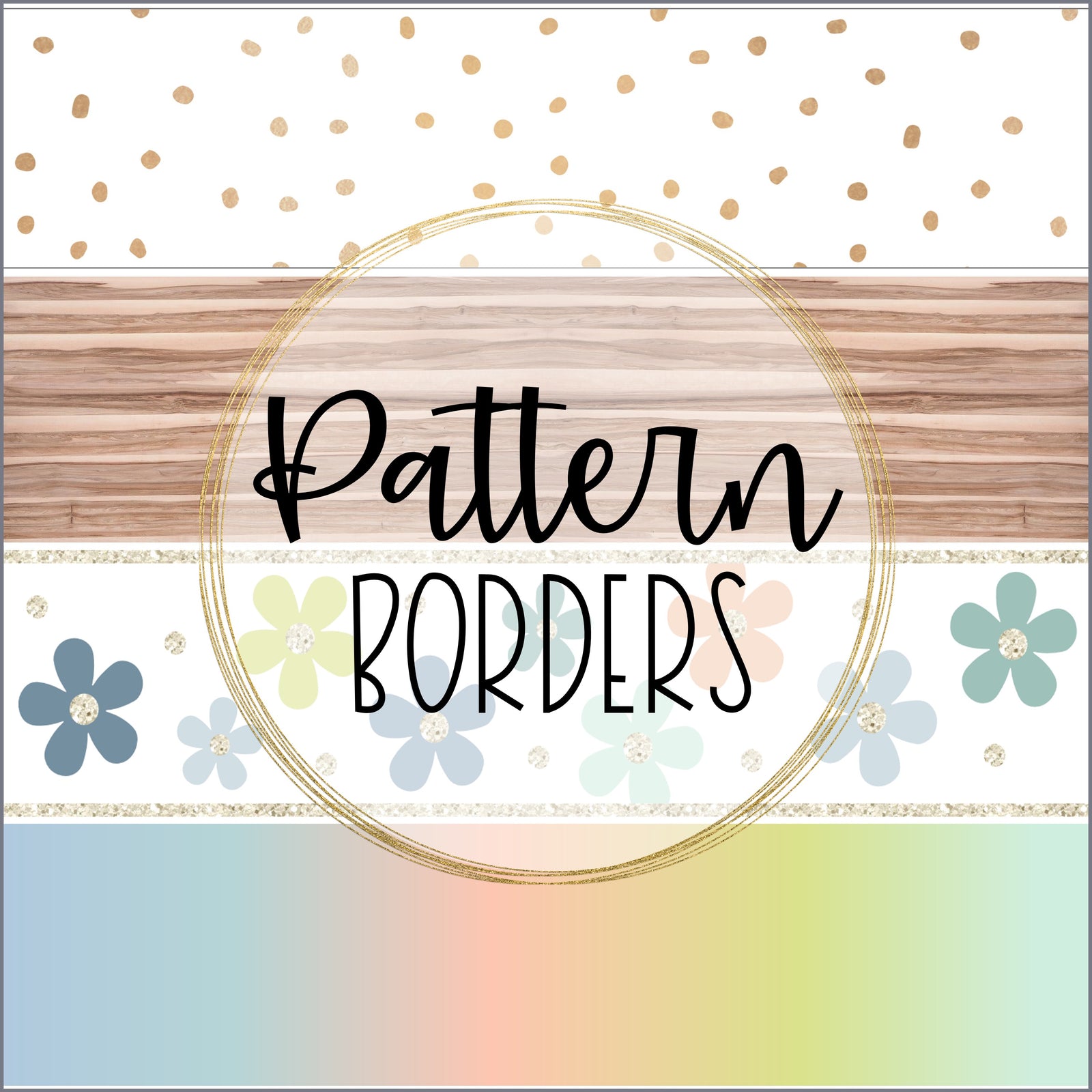 Hello Calm Printable Classroom Borders – Heart of the Class