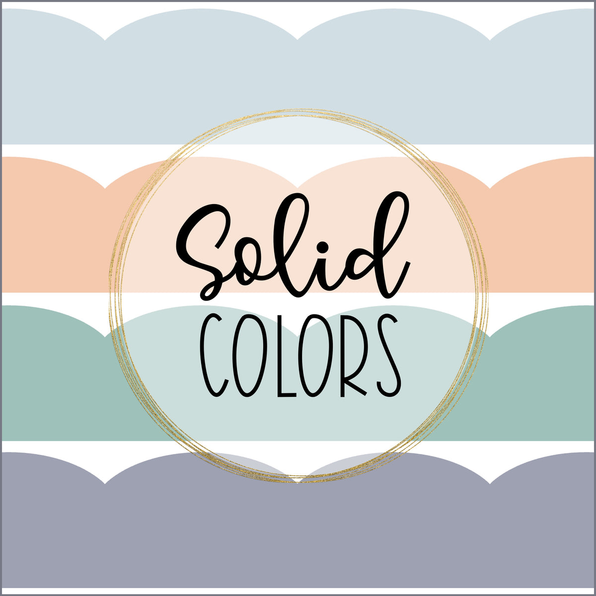 Hello Calm Printable Classroom Borders – Heart of the Class