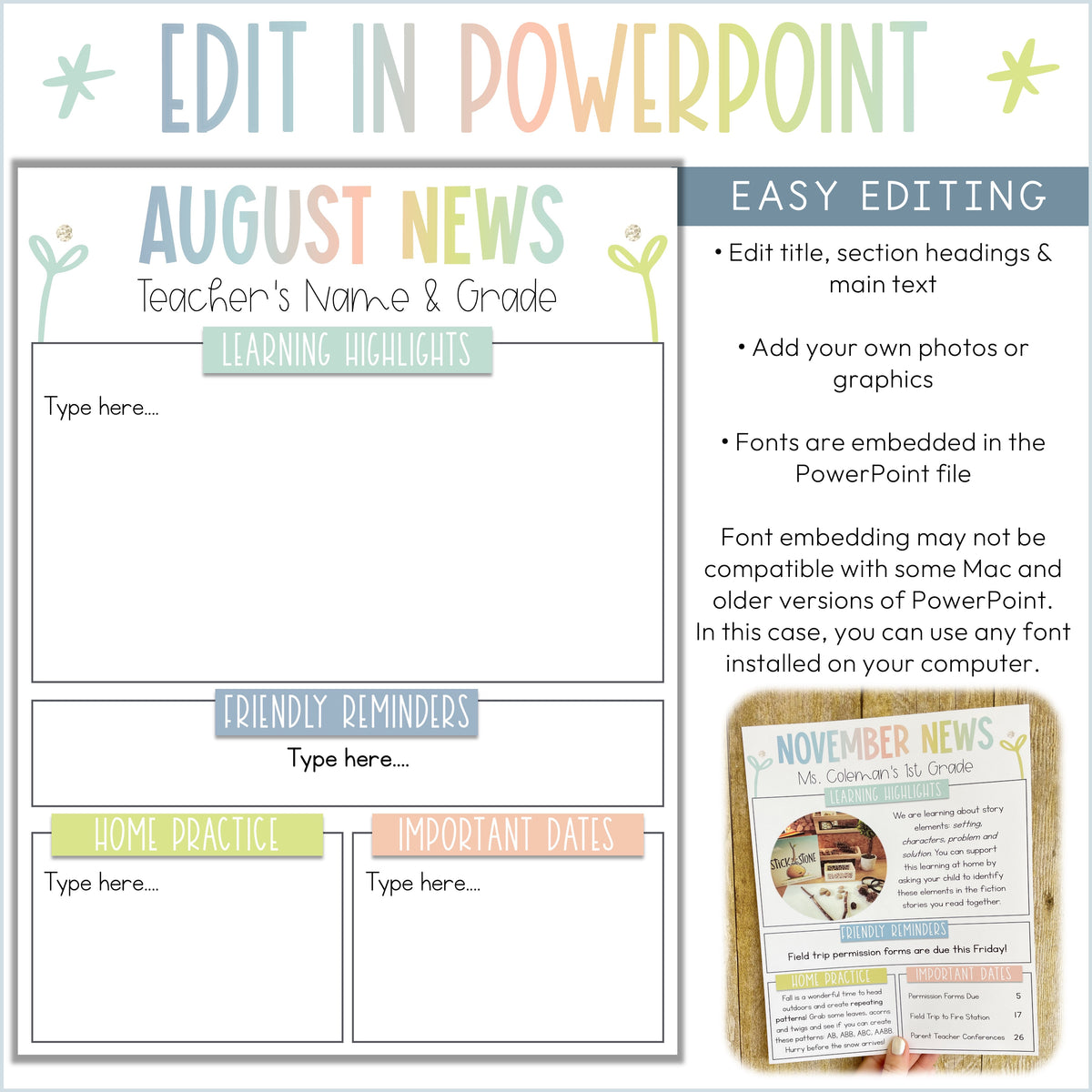 Hello Calm Classroom Newsletters – Heart of the Class