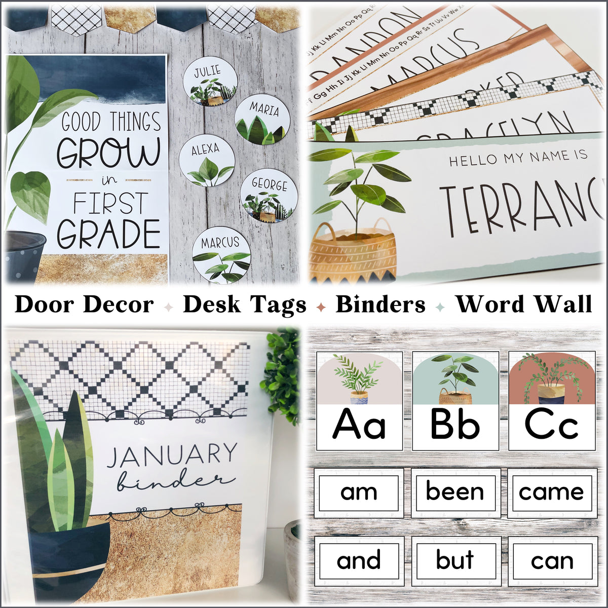Modern Boho Classroom Decor BUNDLE – Heart of the Class