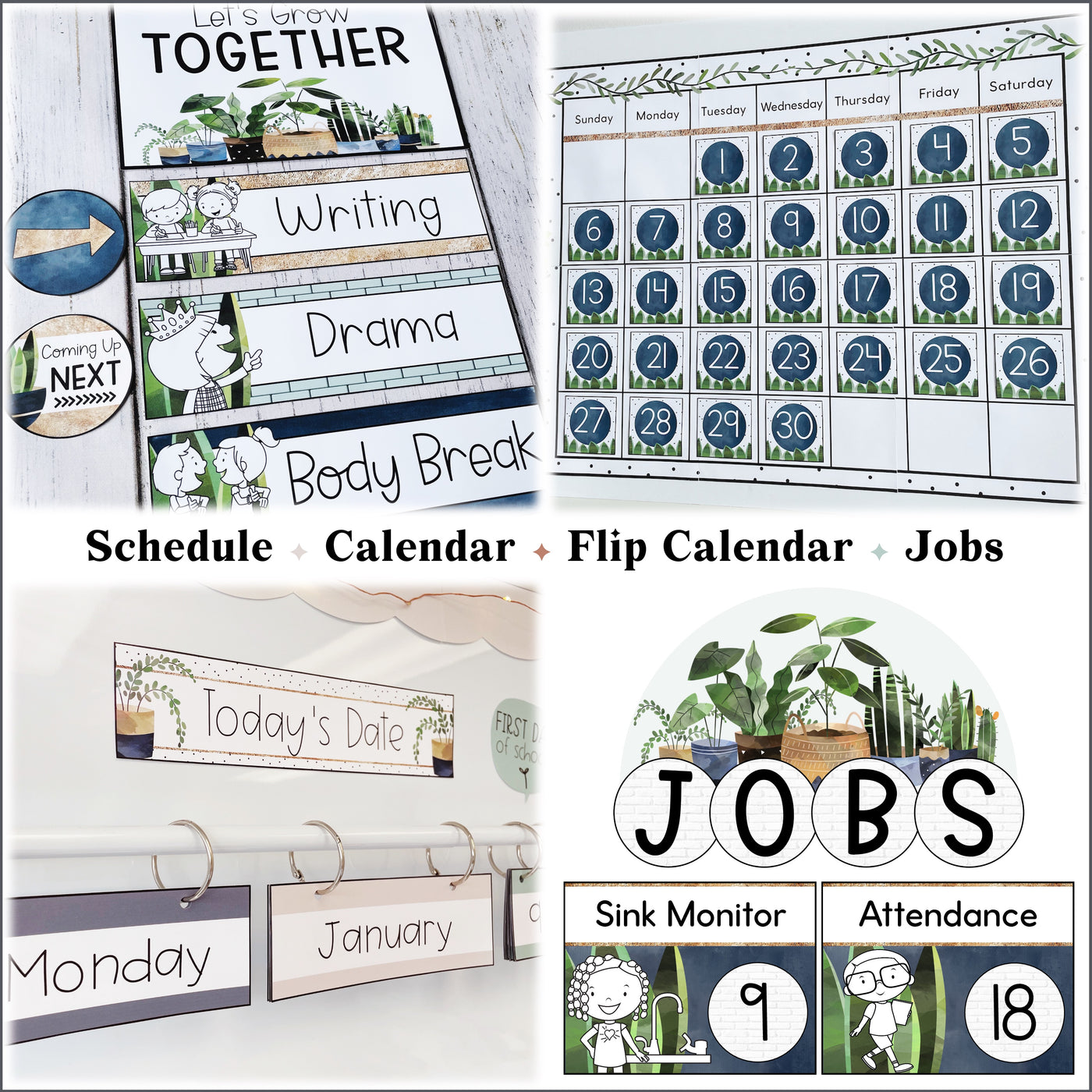 Modern Boho Classroom Decor BUNDLE – Heart of the Class