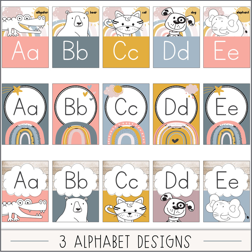 Boho Rainbow Classroom Decor – Heart of the Class