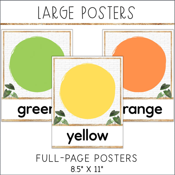 Modern Boho Color Posters – Heart of the Class