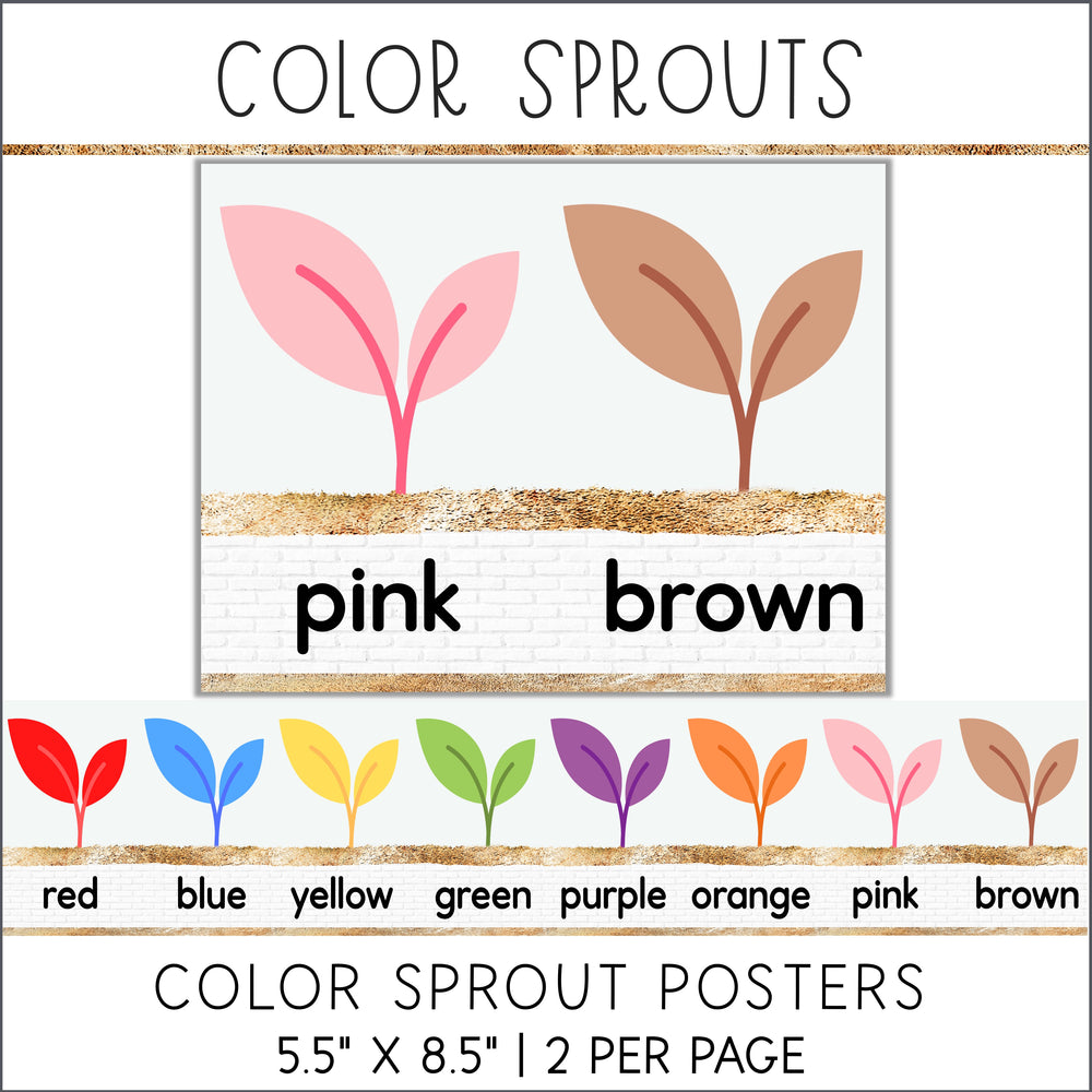 Modern Boho Color Posters – Heart of the Class