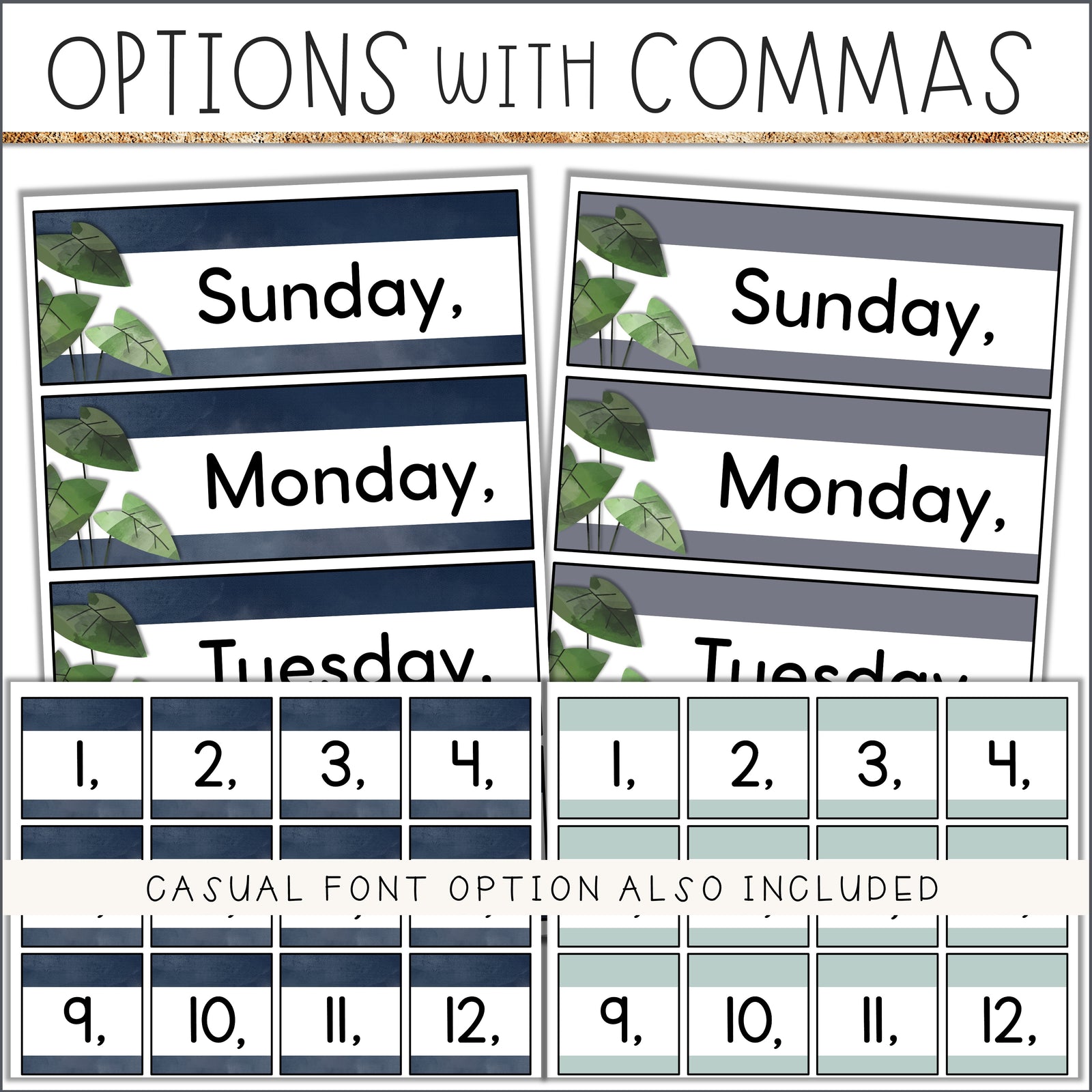 Modern Boho Flip Calendar – Heart of the Class