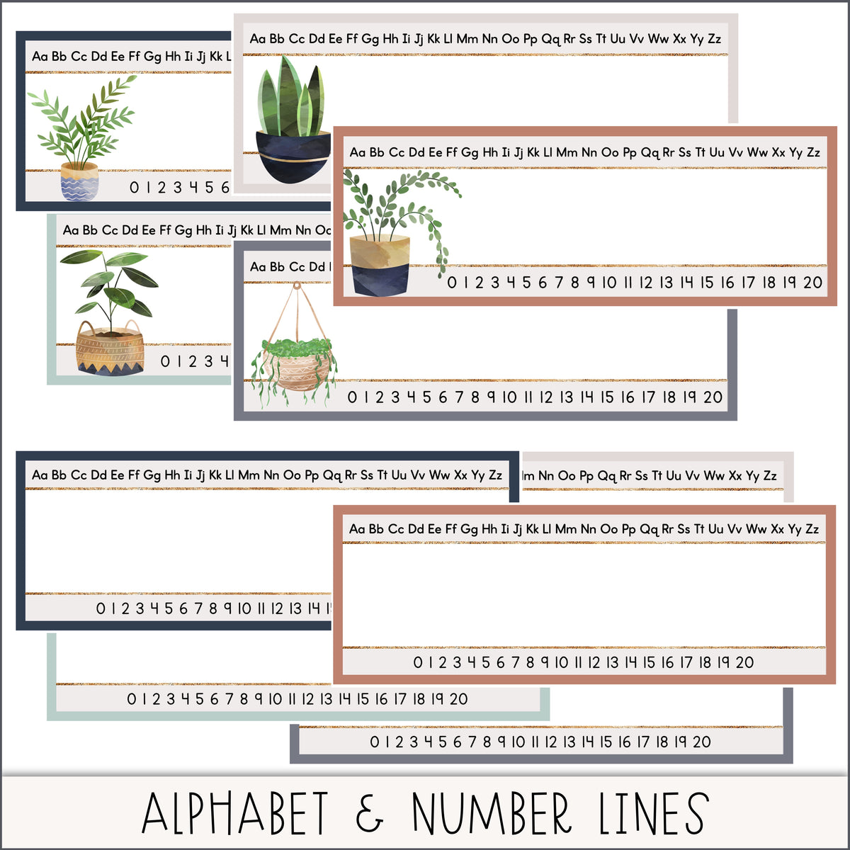 Modern Boho Desk Name Tags – Heart of the Class