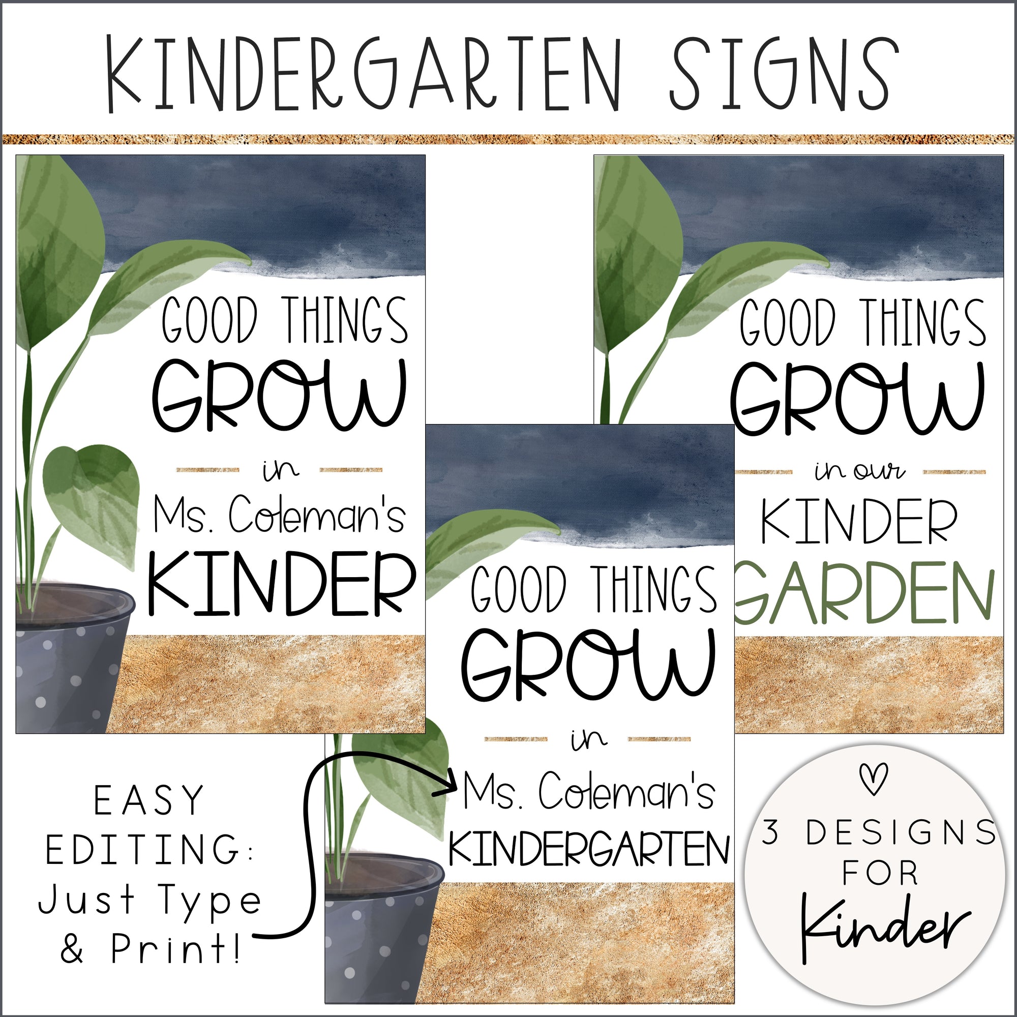 Modern Boho Classroom Door Decor – Heart of the Class