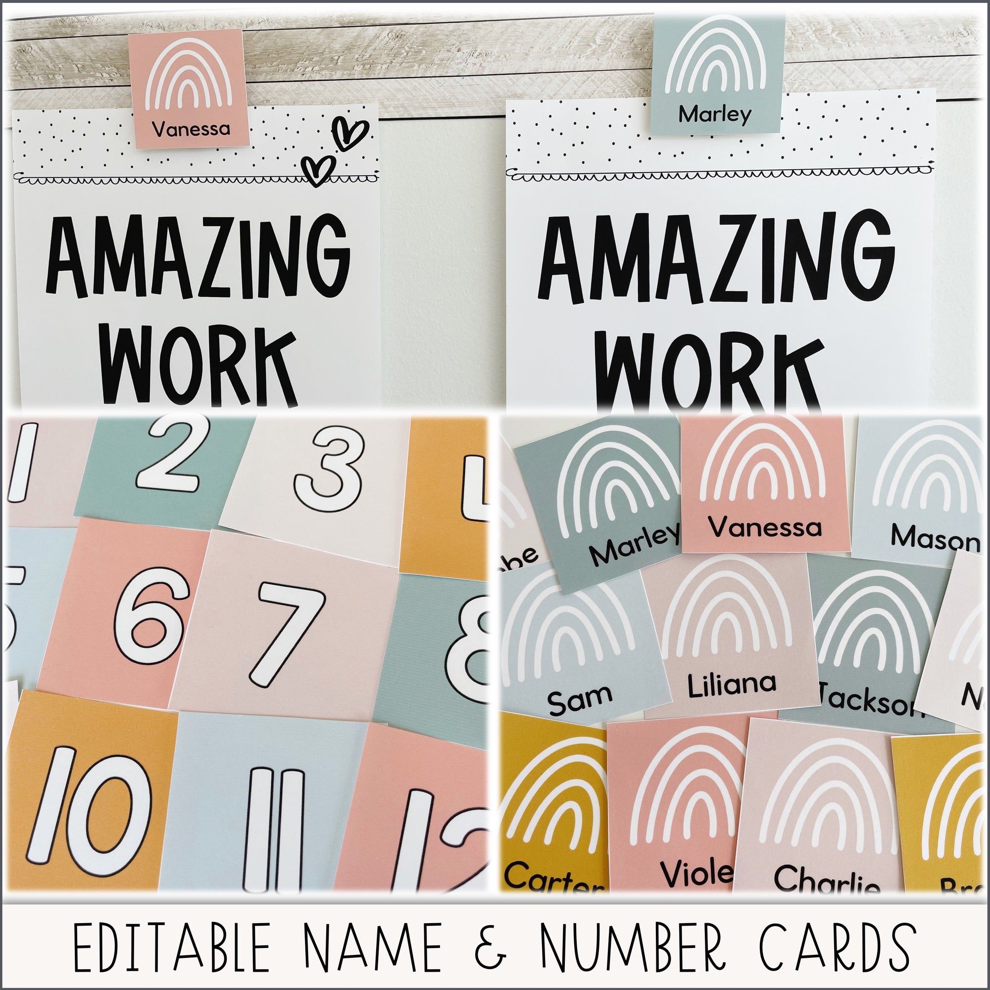 Boho Rainbow Amazing Work Coming Soon – Heart of the Class