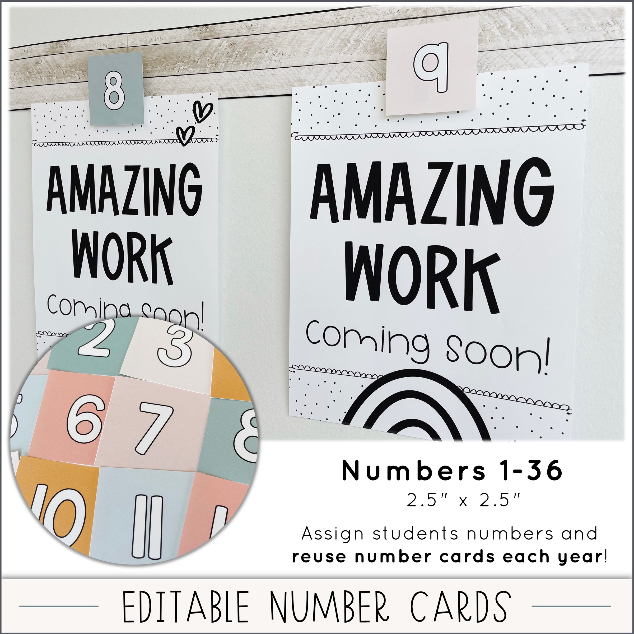 Boho Rainbow Amazing Work Coming Soon – Heart of the Class