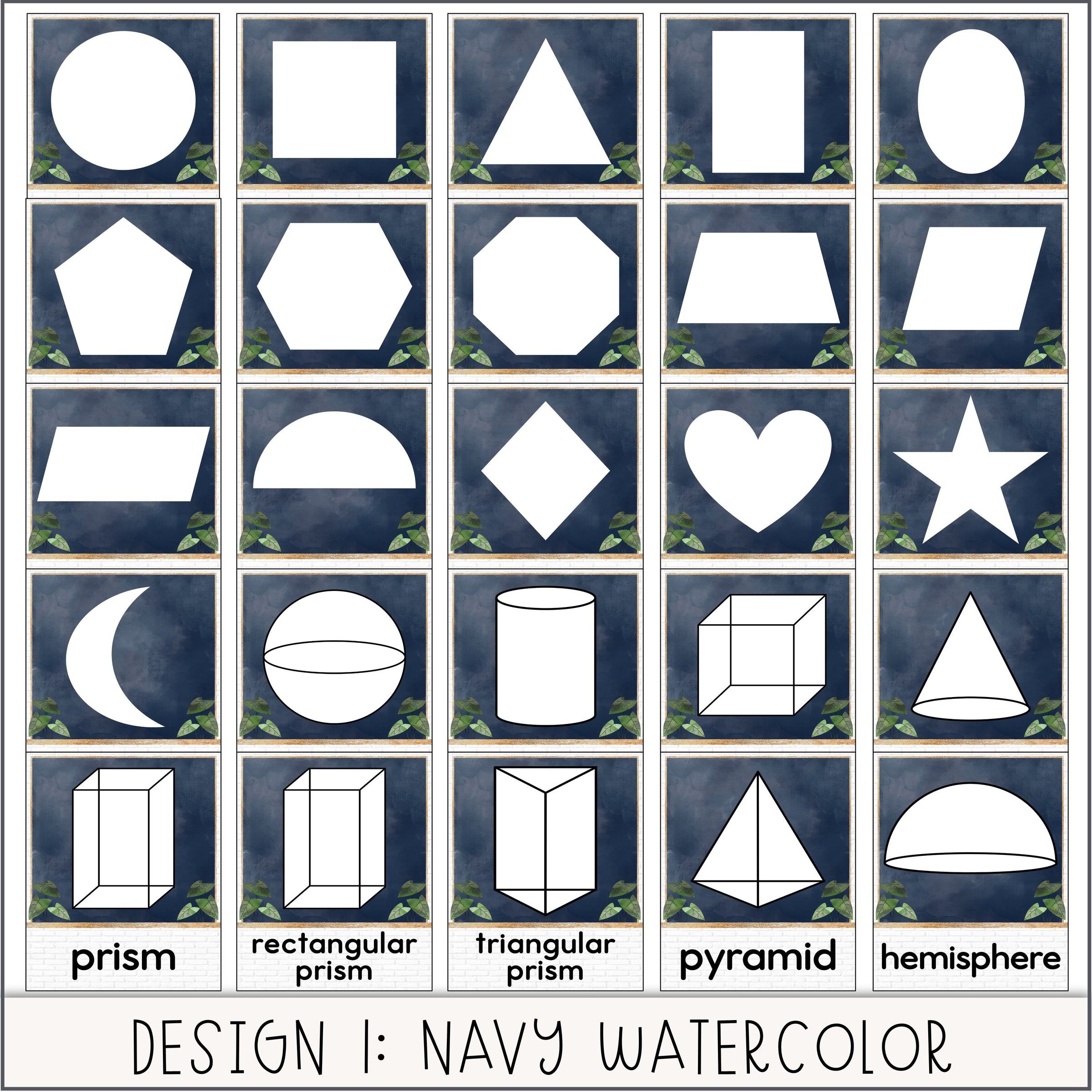 Modern Boho Shape Posters – Heart of the Class