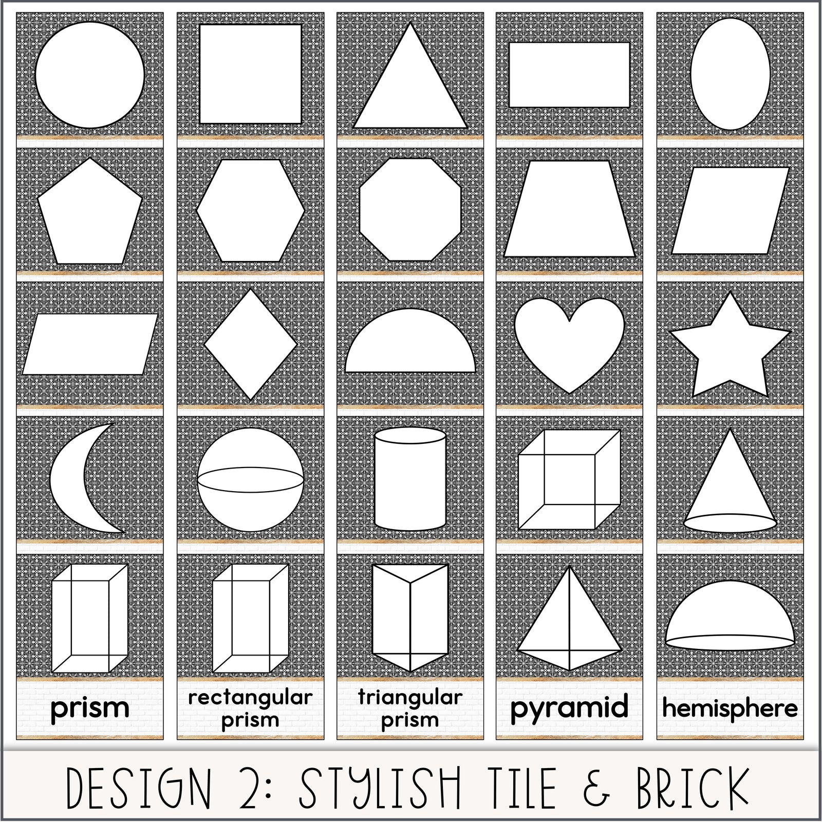 Modern Boho Shape Posters – Heart of the Class