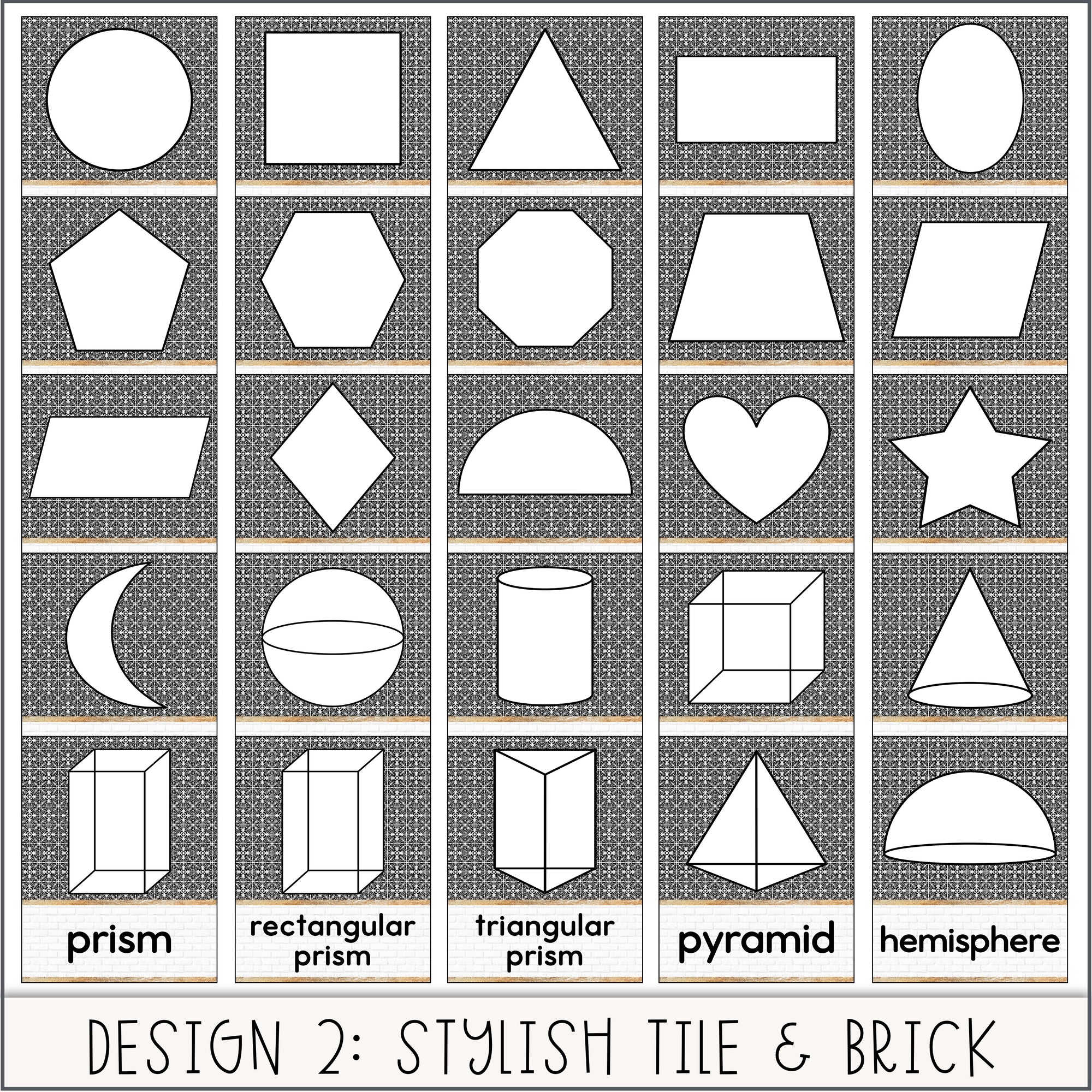 Modern Boho Shape Posters – Heart of the Class