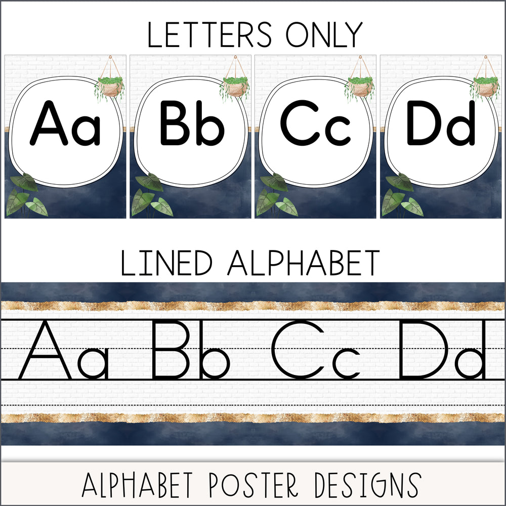 Modern Boho Alphabet Posters – Heart of the Class