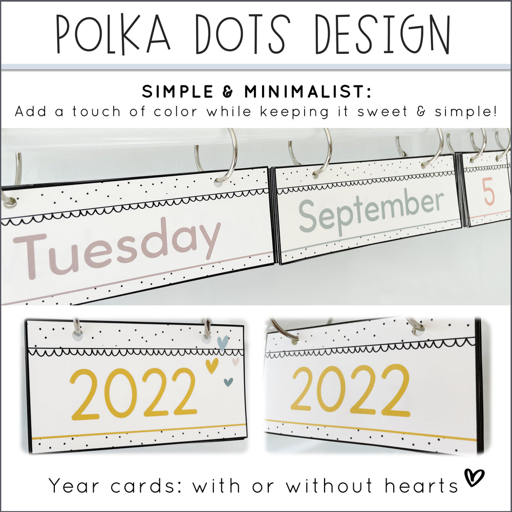 Boho Rainbow Flip Calendar – Heart of the Class