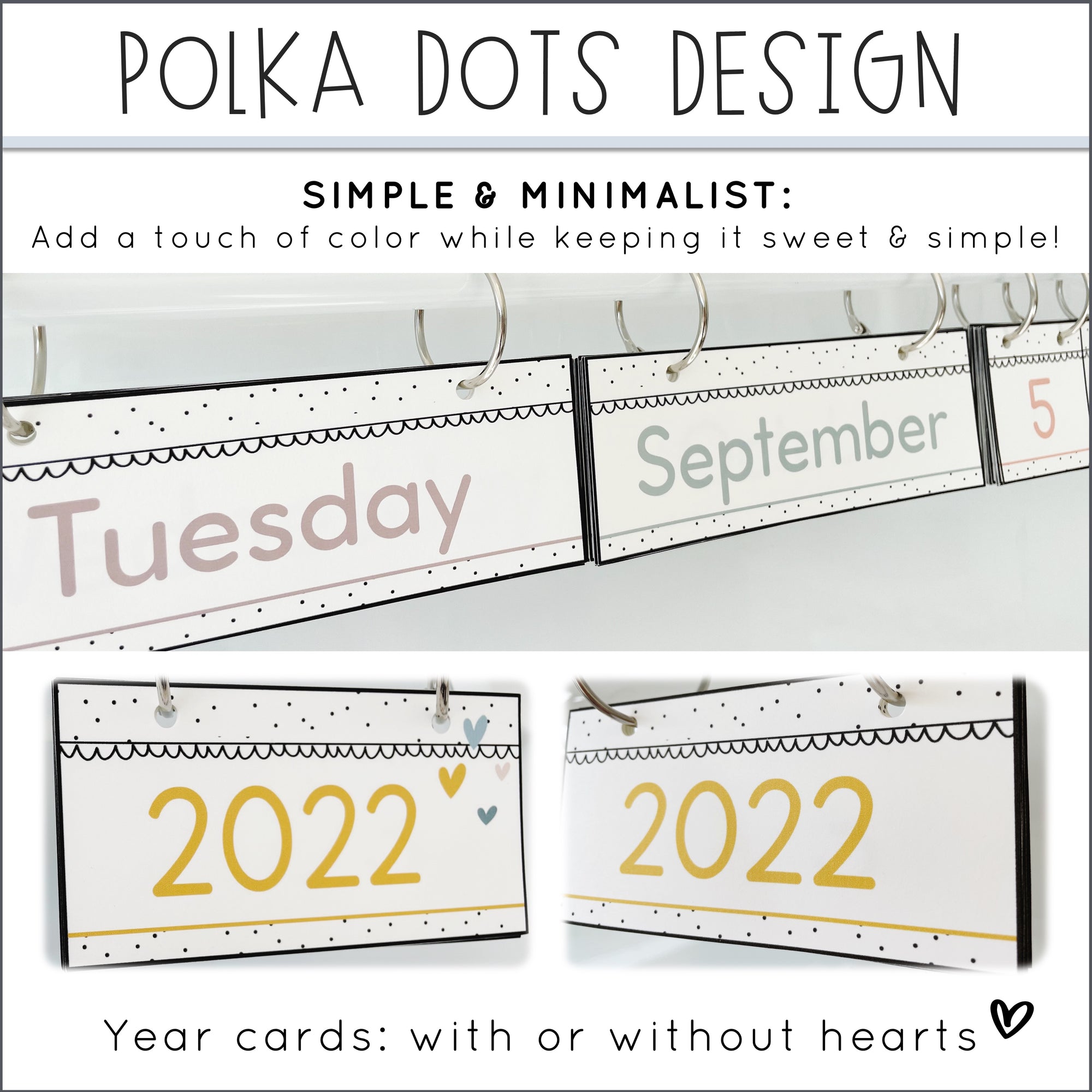 Boho Rainbow Flip Calendar – Heart of the Class