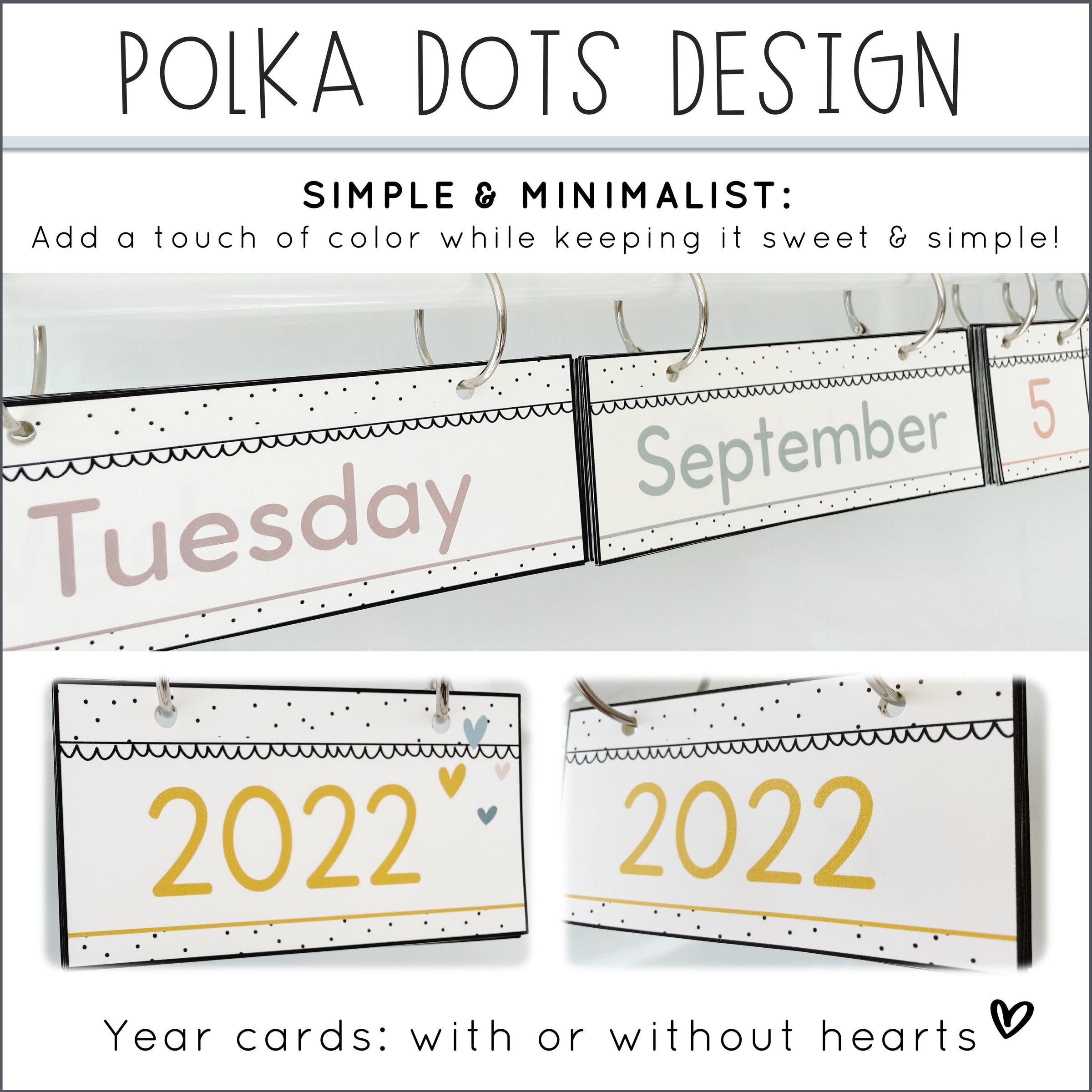 Boho Rainbow Flip Calendar – Heart of the Class