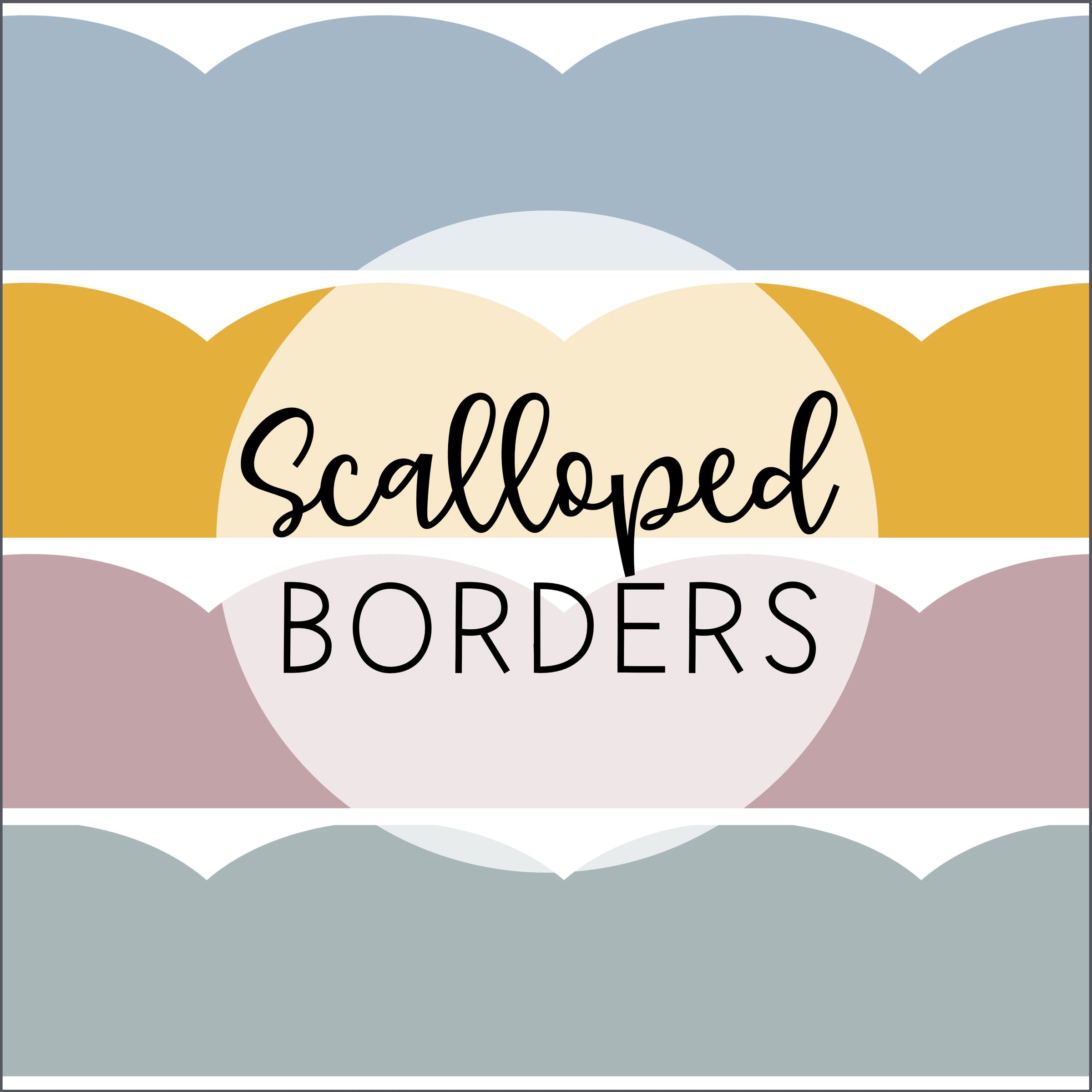 Boho Rainbow Printable Borders – Heart of the Class