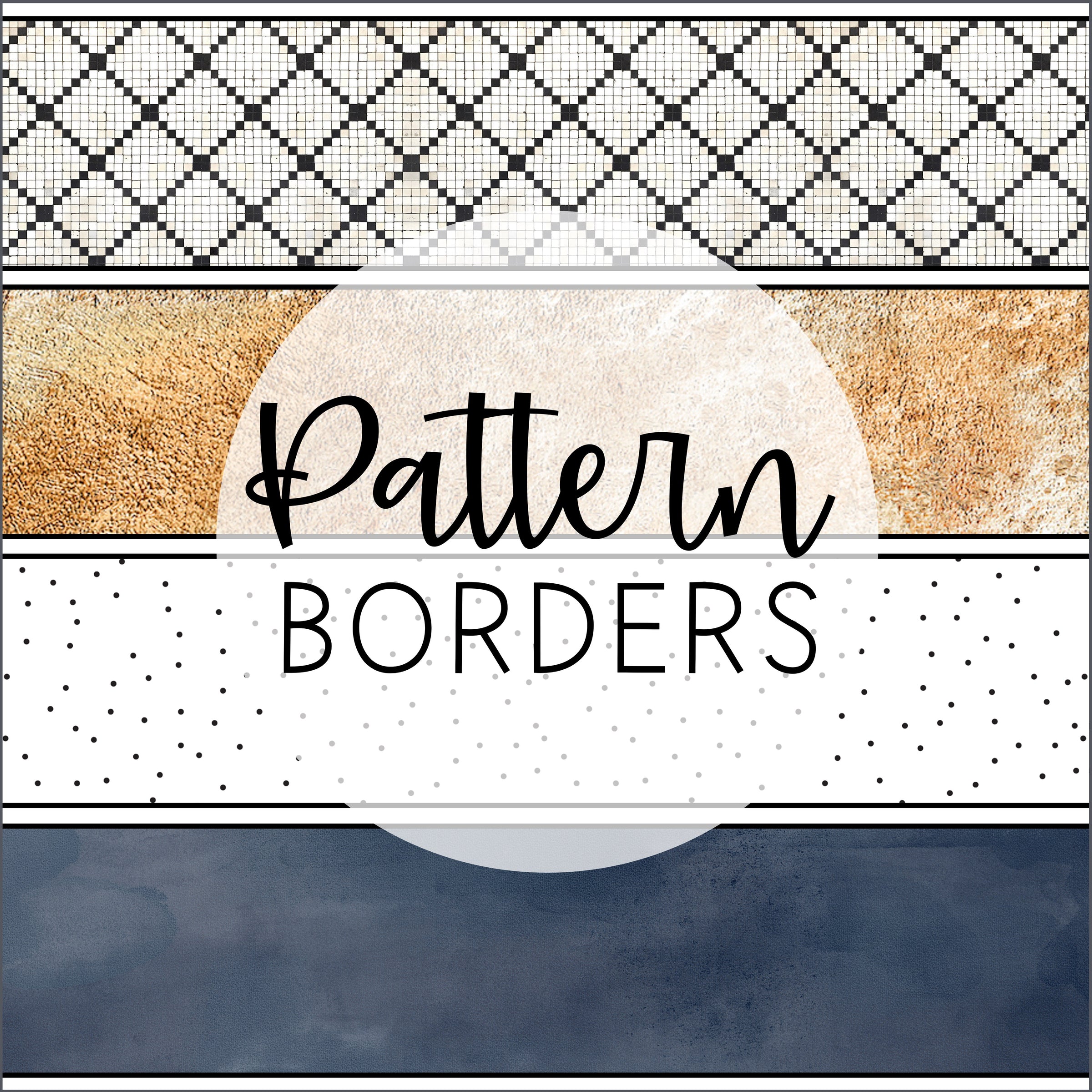 Modern Boho Printable Borders – Heart of the Class