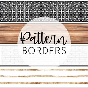 Modern Boho Printable Borders – Heart of the Class
