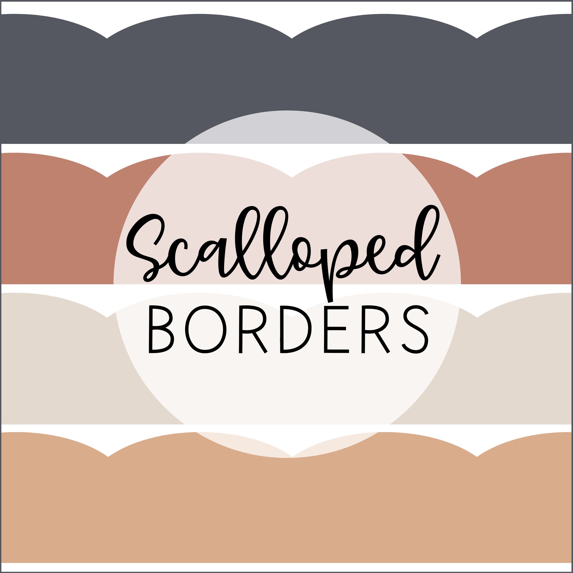 Modern Boho Printable Borders – Heart of the Class