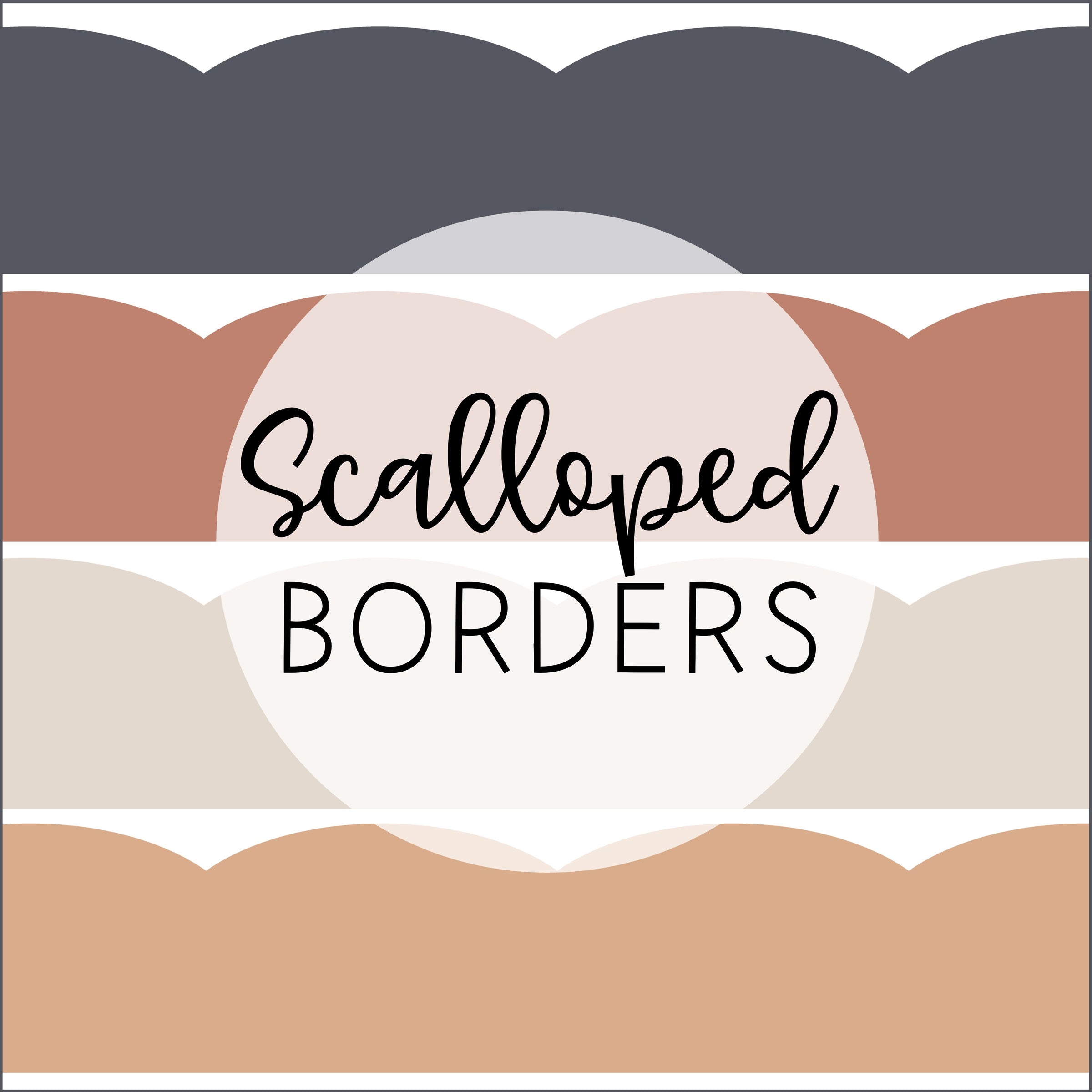 Modern Boho Printable Borders – Heart of the Class